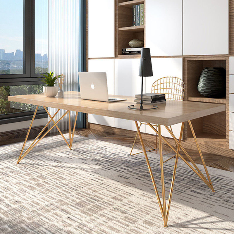Buy Nordic solid wood desk simple writing desk bedroom desk modern ...