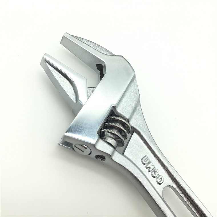 Japan imported lobster brand large open adjustable wrench light and thin wide open adjustable ...