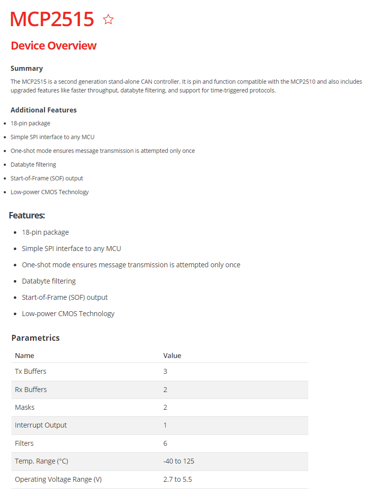 全新原装MCP2515T-I/SO SOP-18 芯片CAN总线控制器 SPI-阿里巴巴
