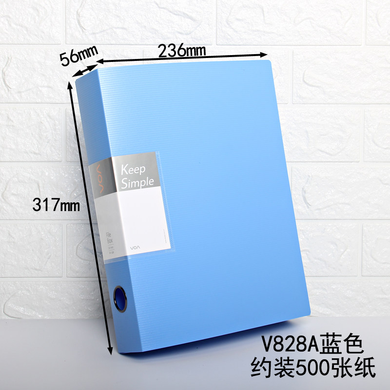 [USD 6.76] Tree 55 File Box PP File Box A4 Folder Collection Box ...