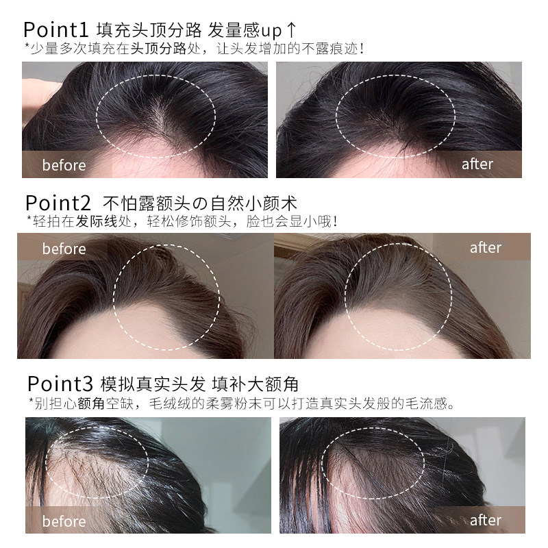 FLORTTE Floral Hairline Contouring Chalk Filling Pen Hair Repair ...