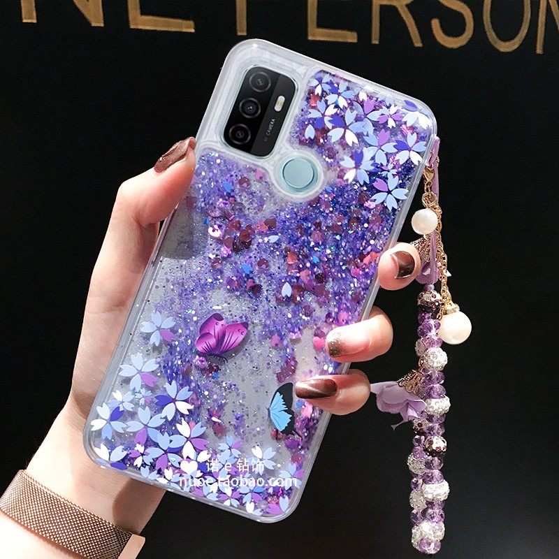 OPPO A32流沙闪粉壳：百元级奢华背后的工艺理性与用户真实需求_手机保护套_淘宝数码网