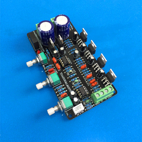 TDA2030 amplifier board can be interchanged with LM1875T 2 1 channel ...