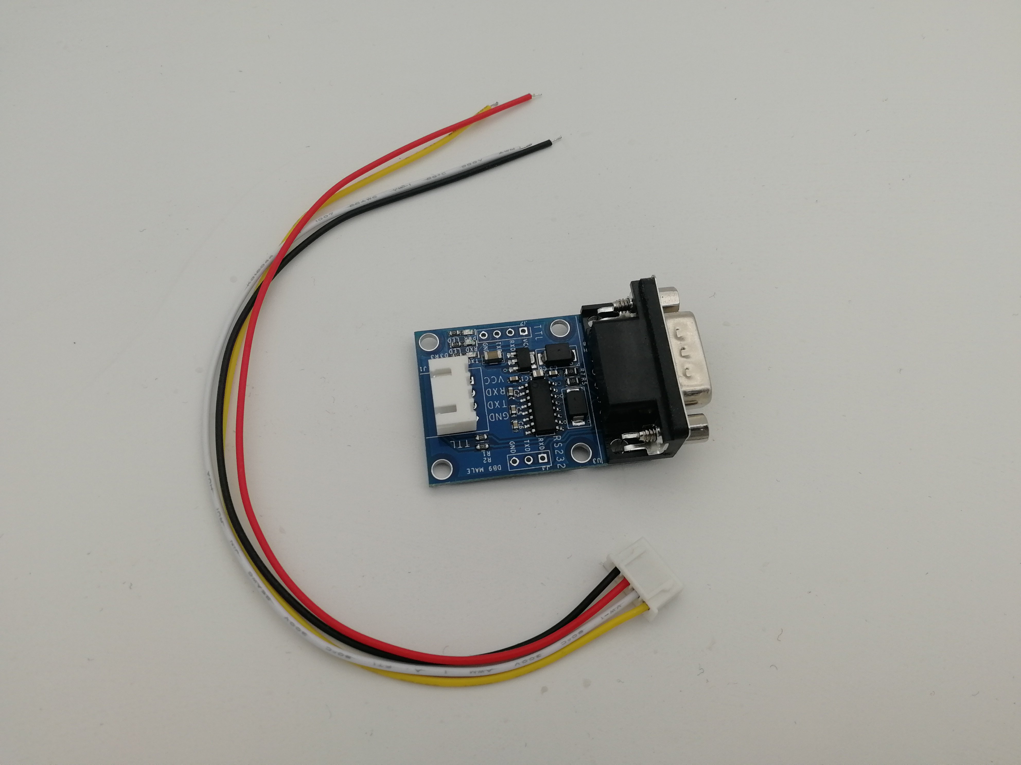 RS232转TTL模块 TTL互转RS232串口电平3.3V 5V 12V 24V供电XH2.54-阿里巴巴