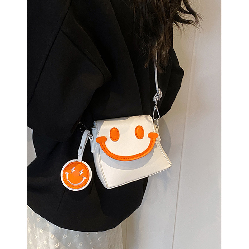 Explosions Crossbody Small Bag Niche Designer 2024 New Mini Smiley Cute ...