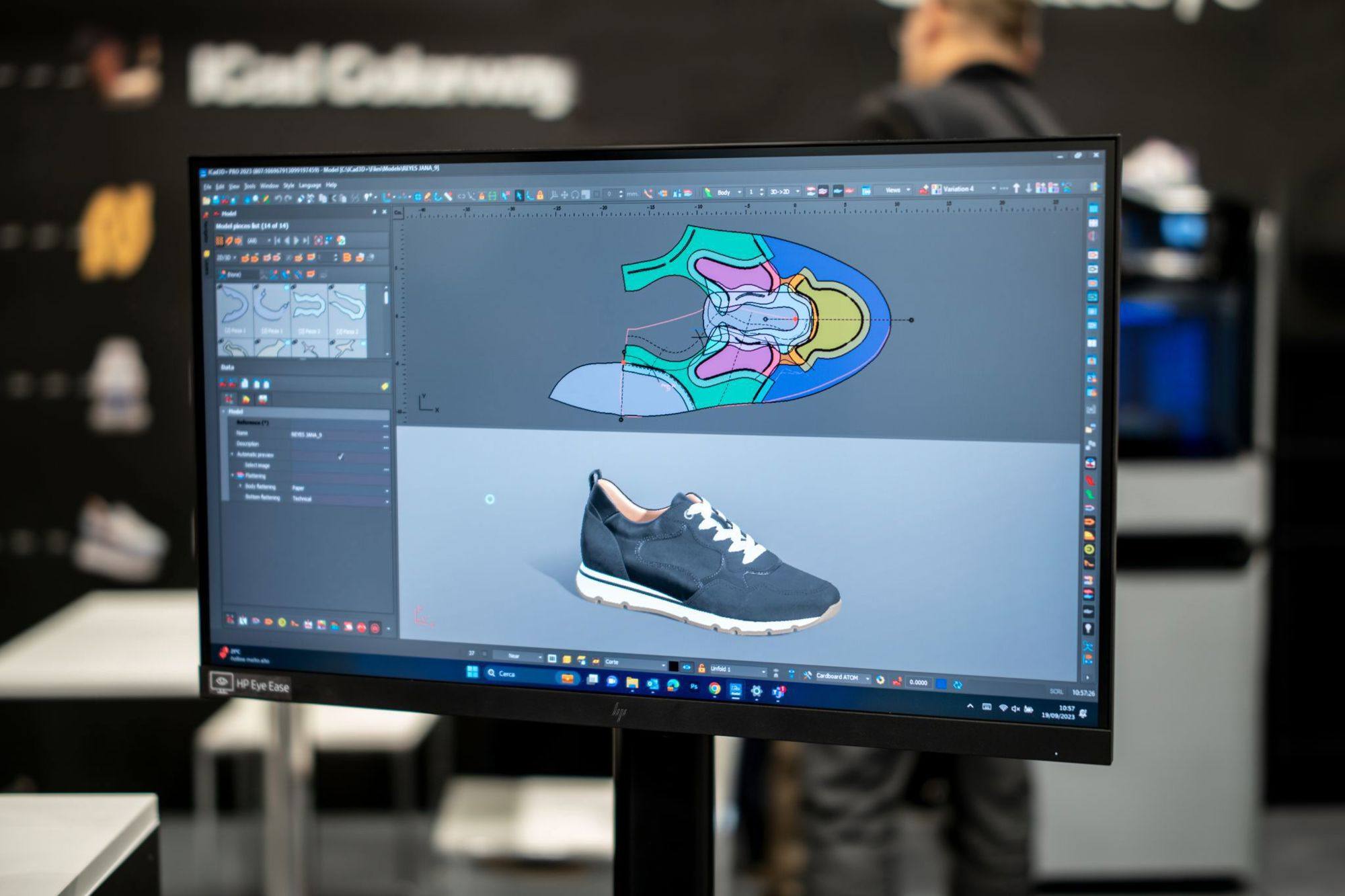 ICad3D+ 2018 2019 2020 2023 2024电脑开版软件，鞋样电脑开版