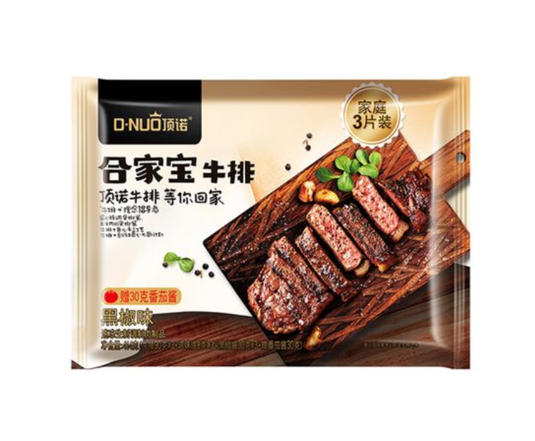顶诺合家宝家庭装牛排（三片）414g-Taobao