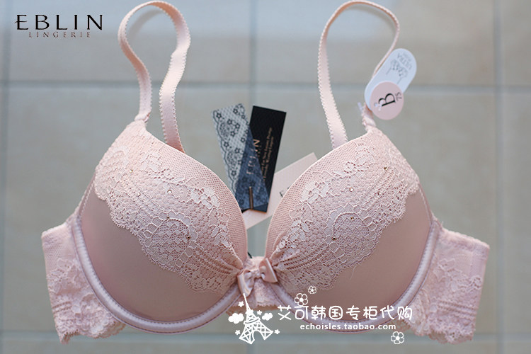Купить Бюстгальтер eblin 韩国专柜正品代购 两色加厚 17春 性感蕾丝加厚款文胸内衣 в интернет-магазине с Таобао (Taobao) из ...
