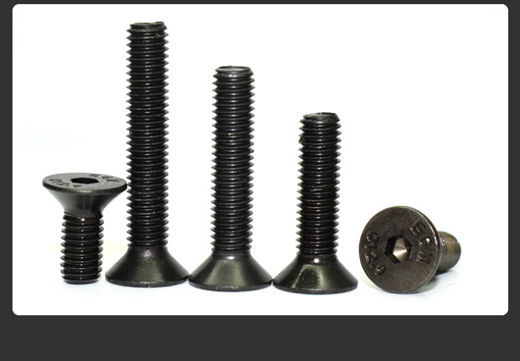 M6*12345680平杯EGM-12.9级沉头DIN7991发黑高强度加硬内六角螺丝-阿里巴巴