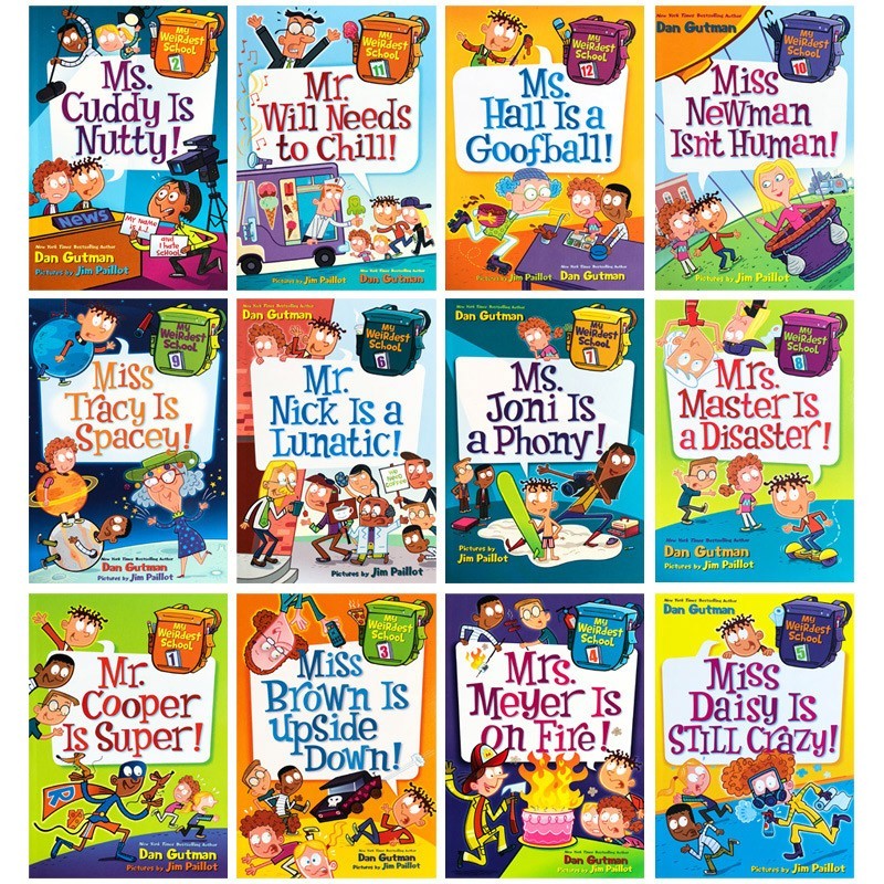 [特惠]疯狂学校 My Weird School 1234季点读版