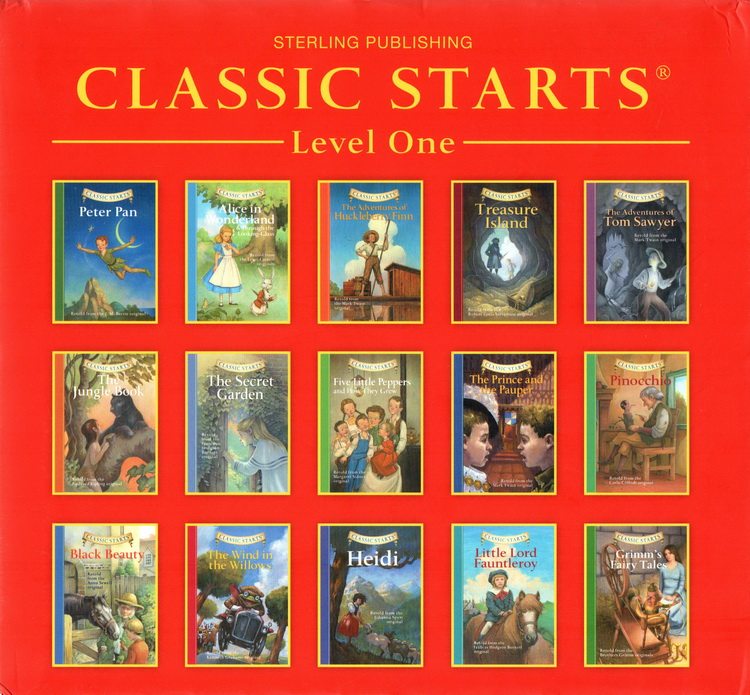 📚魔法书架上的新宠儿！Sterling Classic Starts L1 英文原版世界经典名著15册，带你走进格林童话与冒险世界！📖-儿童 ...