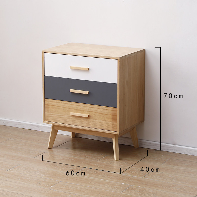 Buy Nordic solid wood five bucket cabinet simple bucket cabinet modern ...