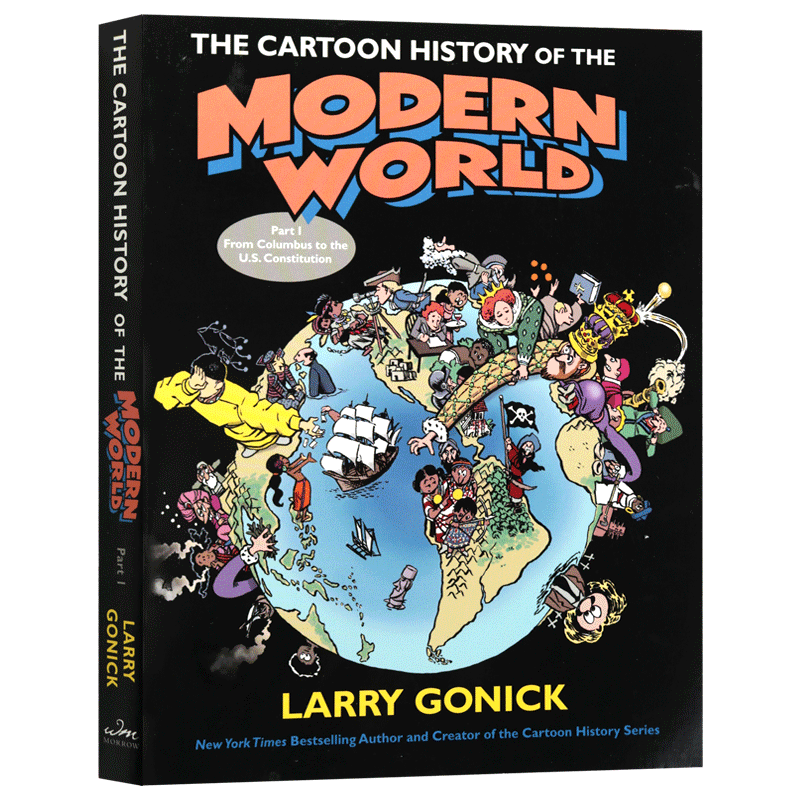 漫畫現代世界歷史之一 The Cartoon History of the Modern World 英文原版歷史讀物 英文版全球史續集 進口英語書籍