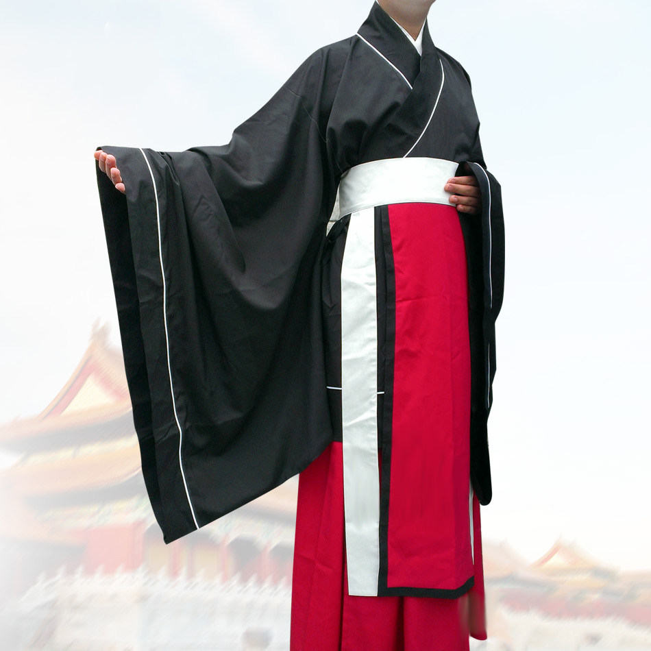 Han costume men's xuan end dress ancient dress sacrifice adult ceremony ...