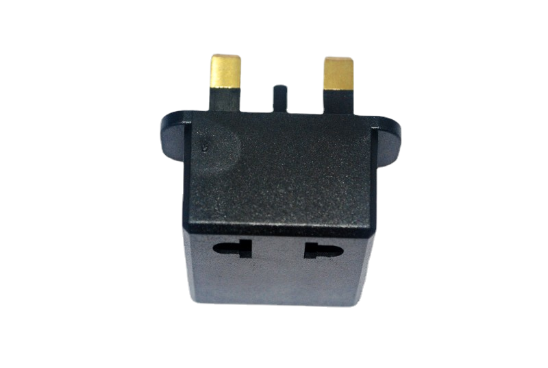 [USD 5.70] European rule to British plug with two more plugs and three ...