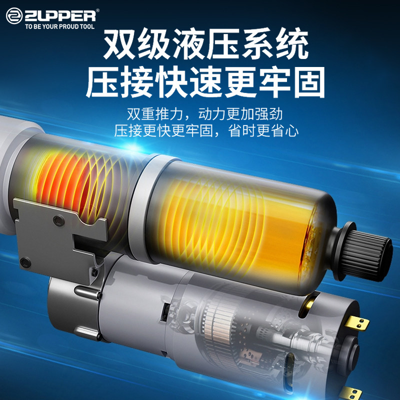 ZUPPER巨力卓普电动液压钳三合一，16-300电缆剪切钢板冲孔ED-60UNV，工具控必入神器！💪🔧-其他液压工具-淘宝百科网
