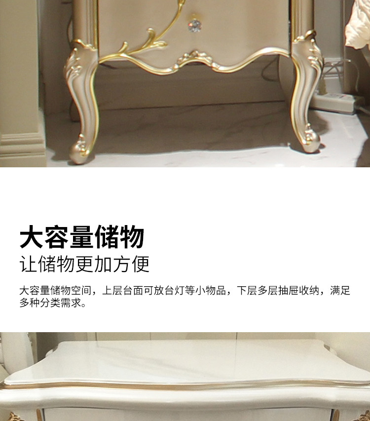 Bàn đầu giường bằng gỗ nguyên khối màu vàng sâm panh tủ bên vàng ánh ...