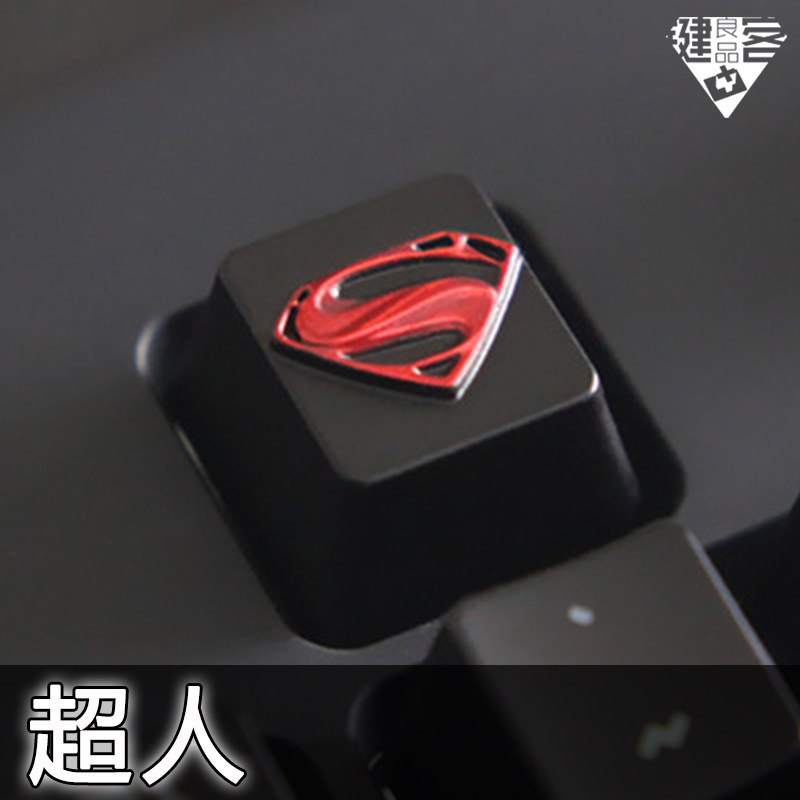 [USD 26.91] Mechanical keyboard embossed keycap translucent metal game ...