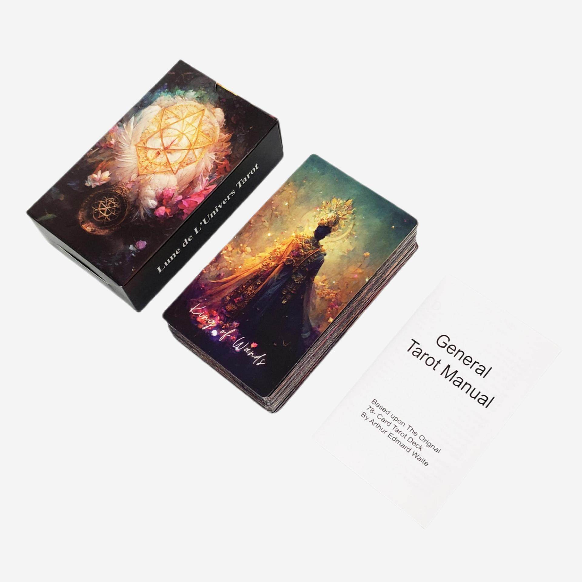 新款12×7Lune de L'Univers Tarot世界之轮罗牌塔Taluo牌卡：🔮神秘占卜新选择，探索未知的钥匙！🌟-跳棋-淘宝好物网