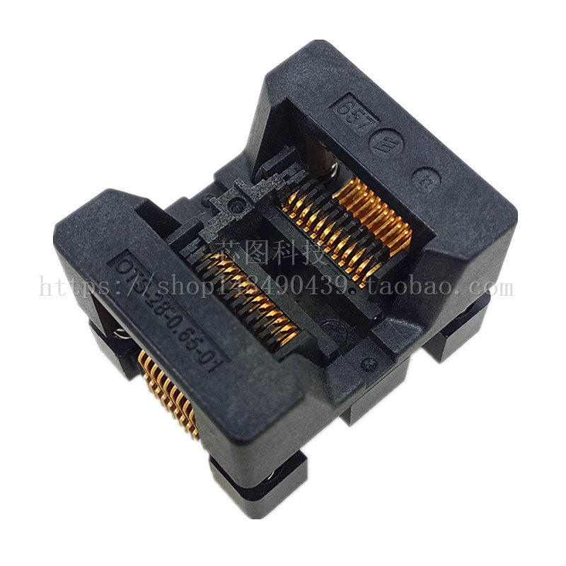 TSSOP24/SSOP24/OTS-28-0.65-01芯片老化测试座如何正确选择和使用？-测试座-淘宝好物网