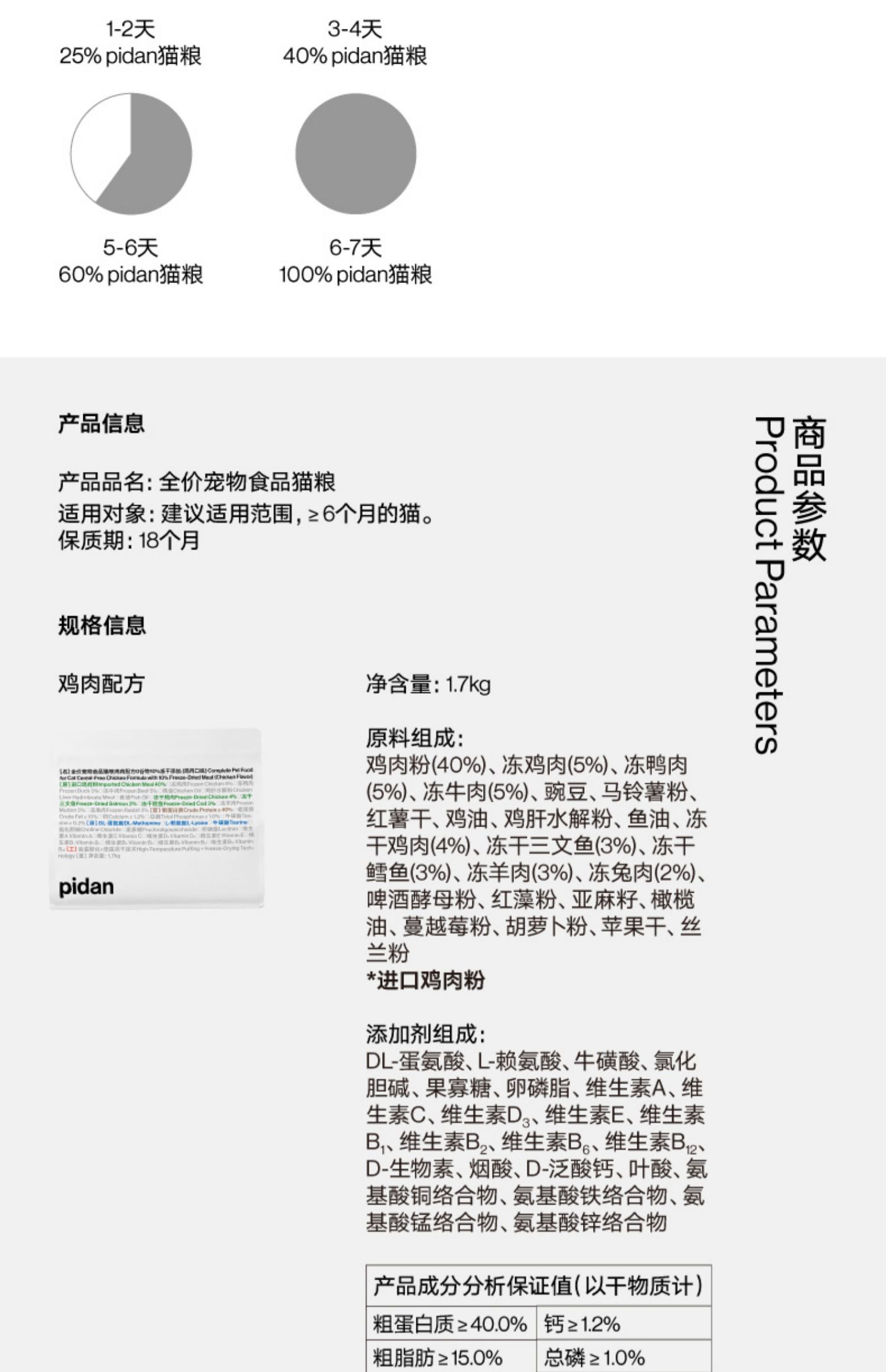 pidan猫粮成猫幼猫全价冻干猫粮1.7kg猫咪鸡肉粮可批发一件代发-阿里巴巴