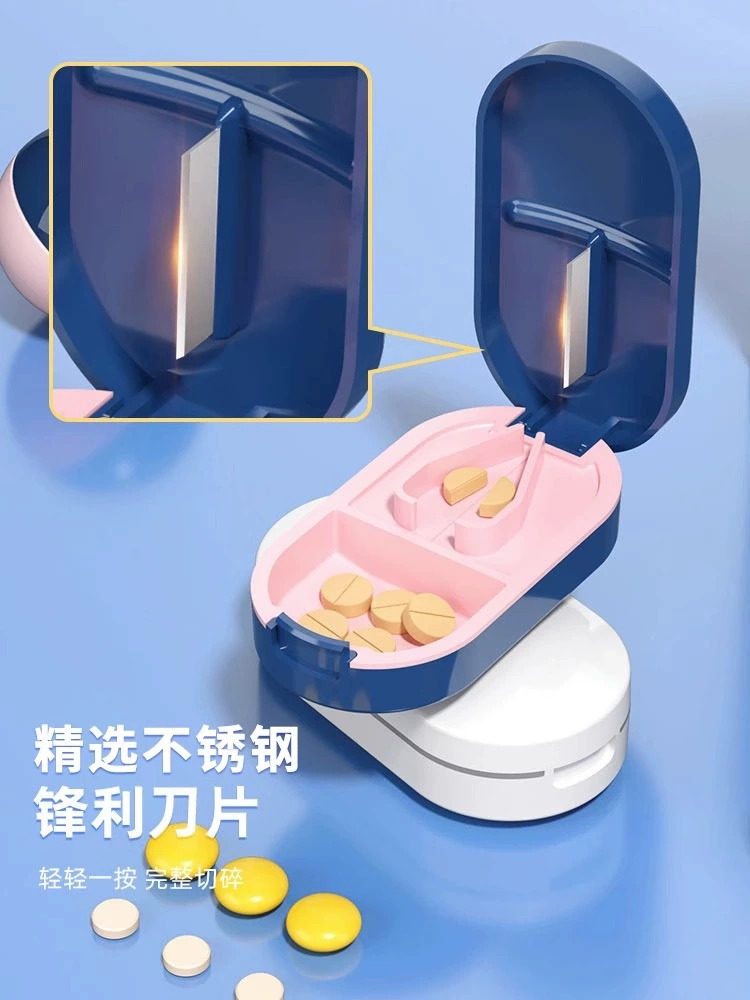 Japanese medicine cutter, medicine splitter, one-quarter cut medicine ...