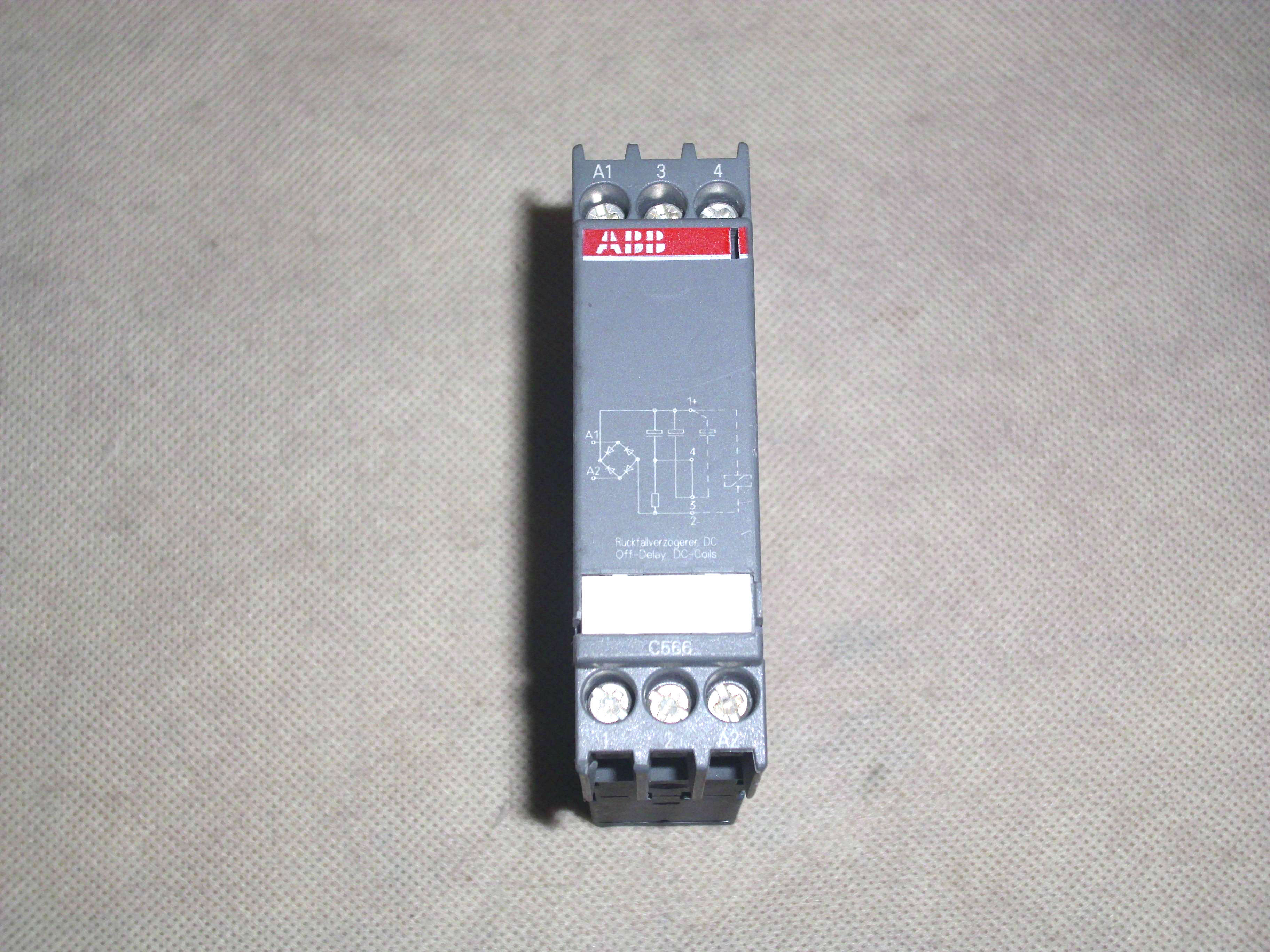 C566 正品 ABB断电 延时继电器 AC230V