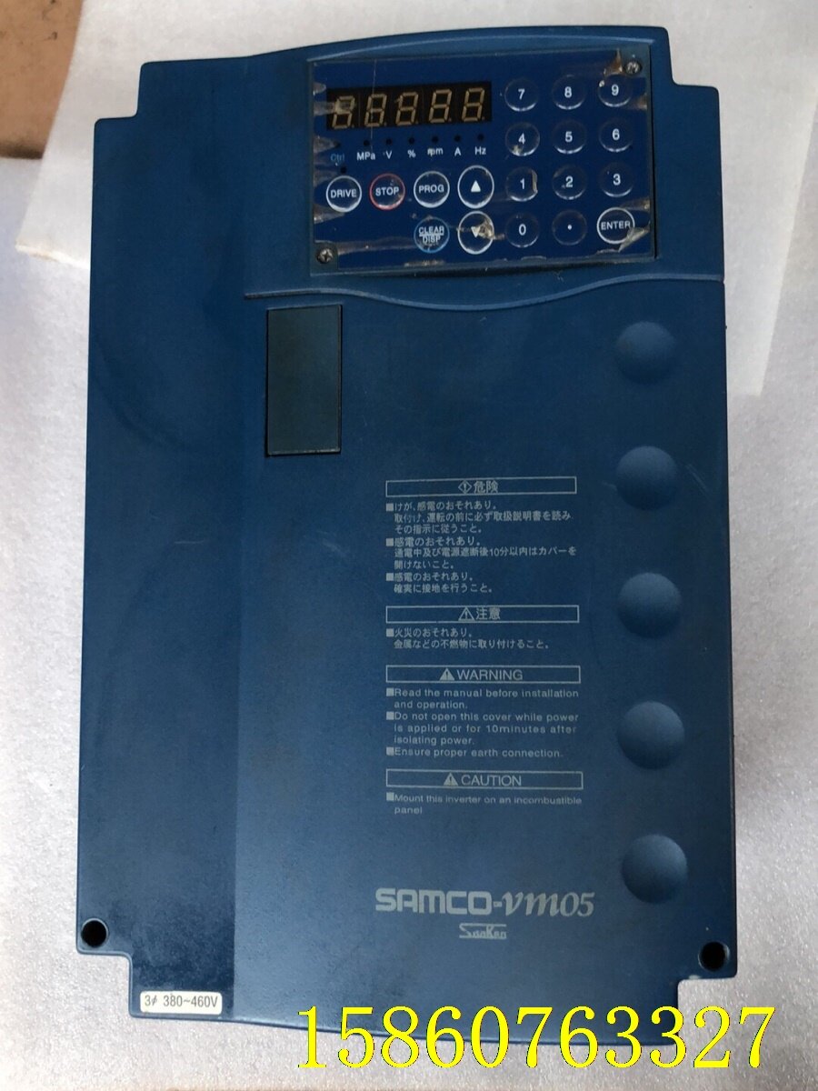 三肯變頻器SAMCO-VM05-7.5K 7.5KW原裝拆機議價