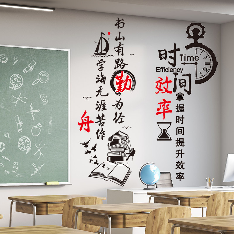 [USD 15.13] Guidance institution classroom motivation wall sticker ...