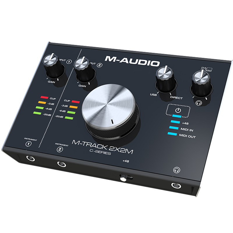 M-audio M-Track solo 专业有声书录音编曲声卡电脑唱歌音频接口