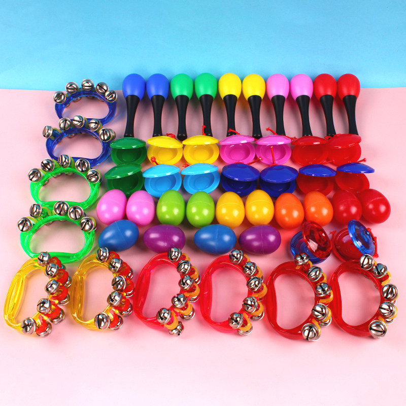 Colorful sand egg plastic soundboard is a good helper for kids’ music ...