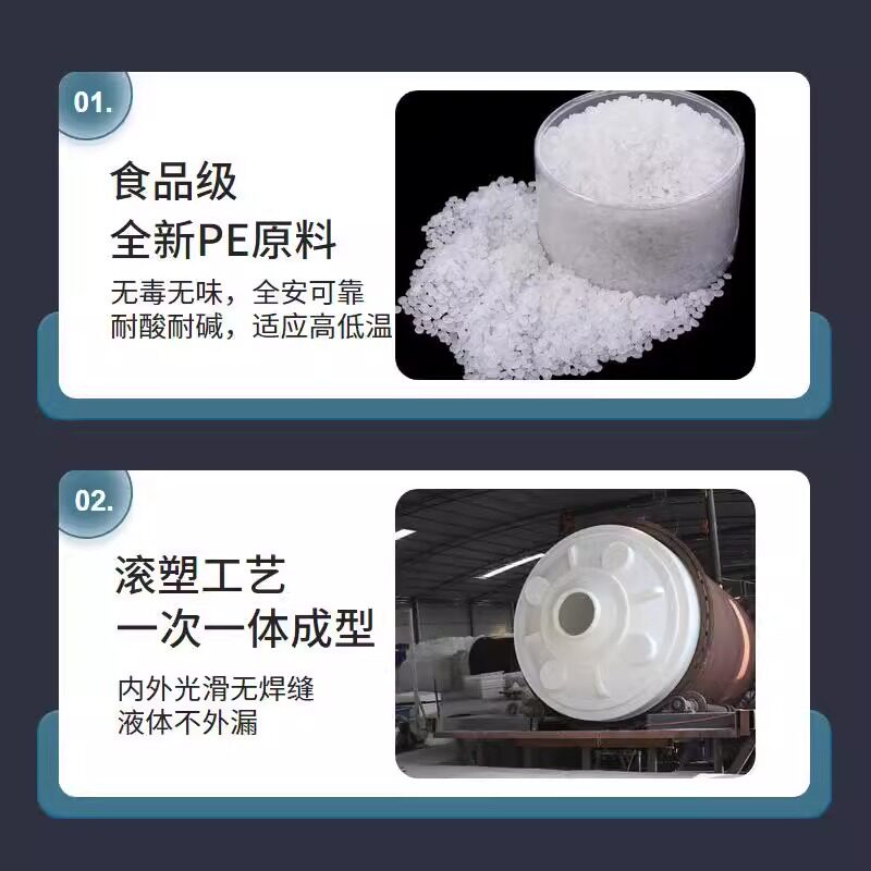 四川PE白/黄色平锥底加药箱搅拌桶，1234500吨洗涤剂带电机塑料储罐，高效环保的选择！🌿-集装桶-淘宝百科网