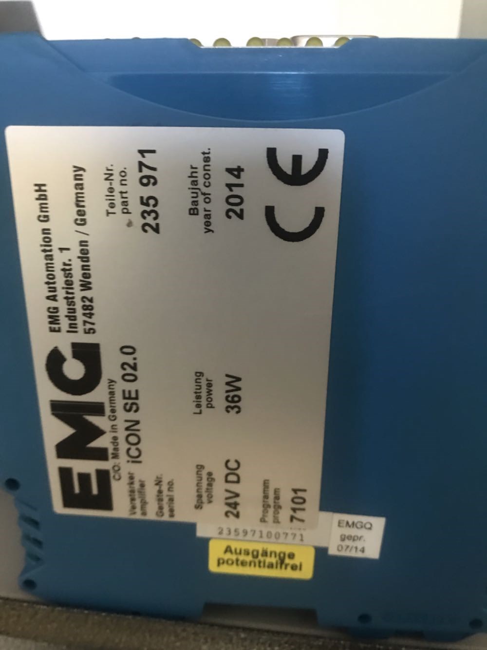 EMG Guiding System Controller ICON SE 02.0 EMG iCON SE 02.0 Module