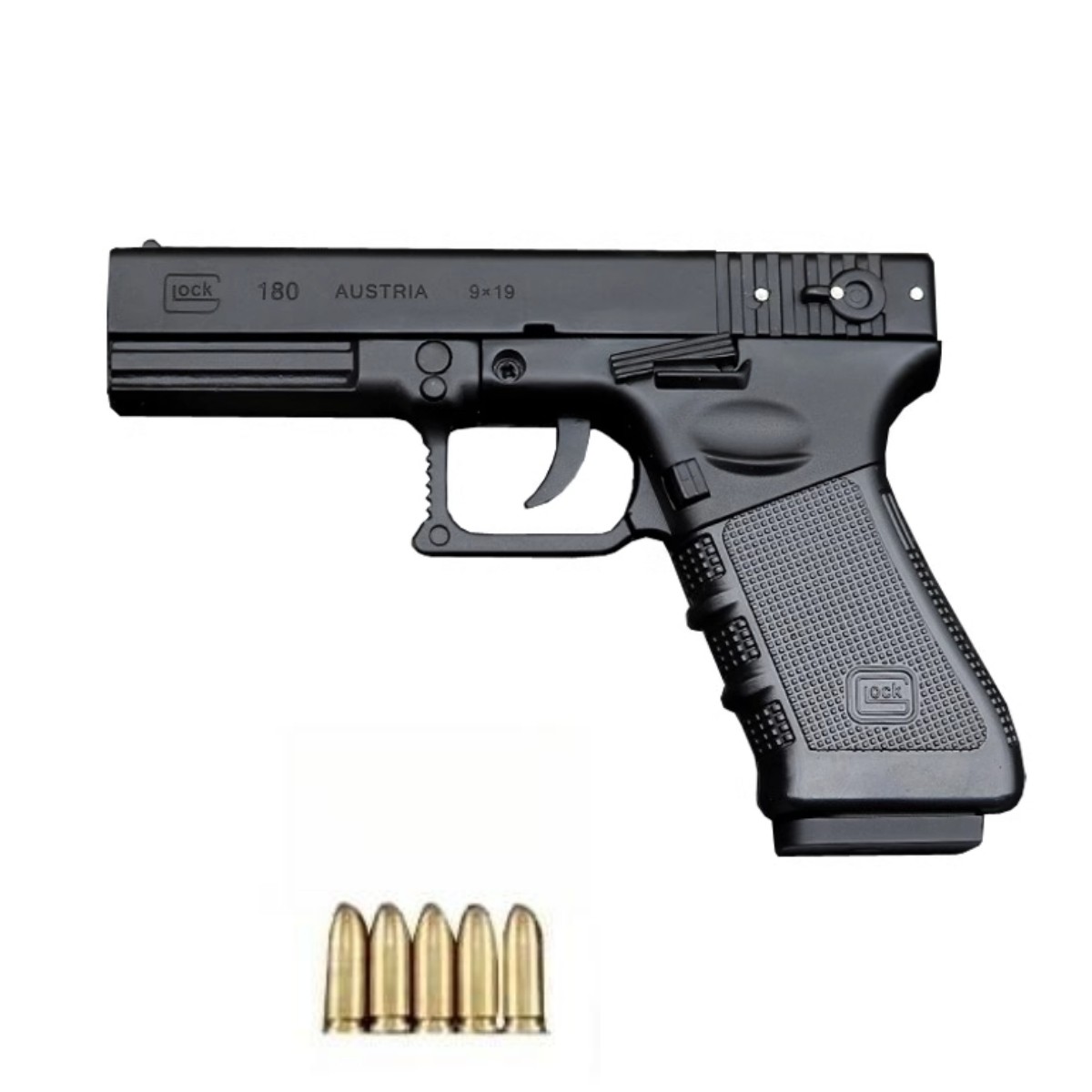 1:2.05 Glock Metal Model Gun Large Alloy Military Model Hand Grab Shell ...