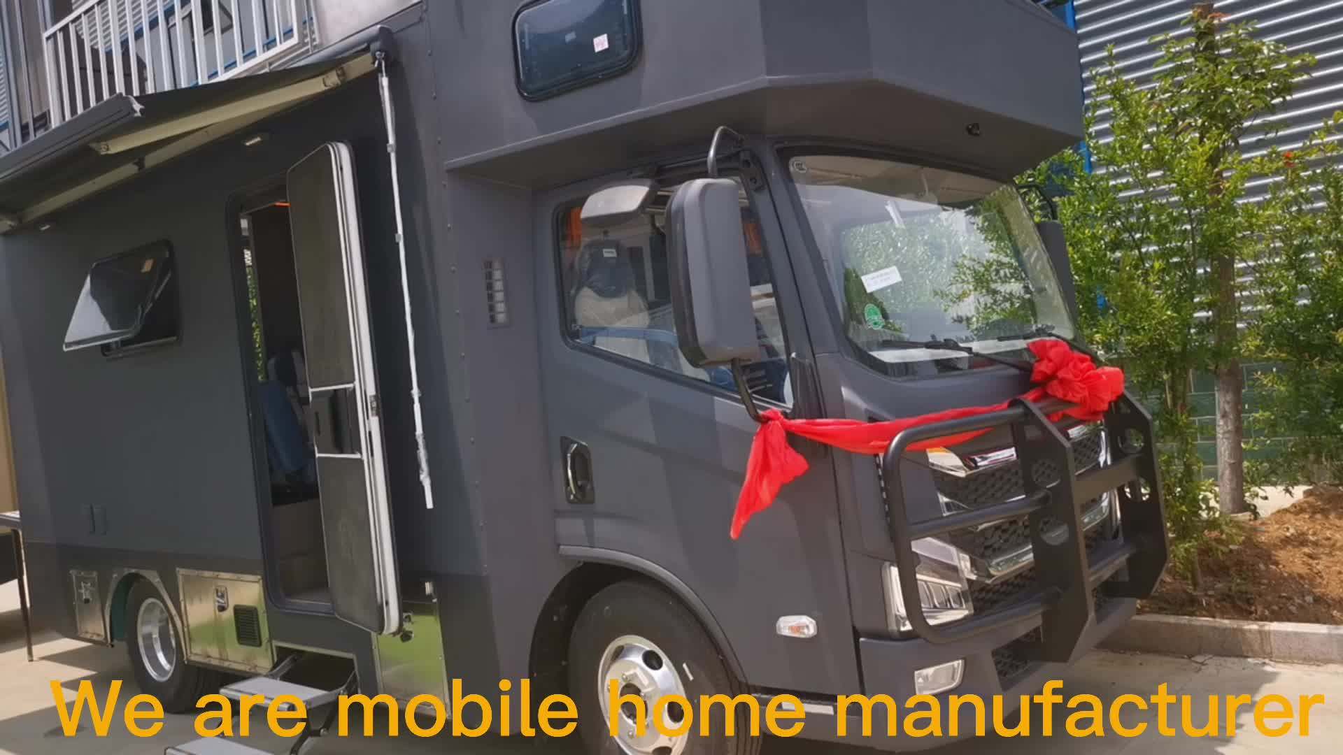 Customized Mobile Motorhome Touring Camper Vehicle With Caravan Rv Car ...