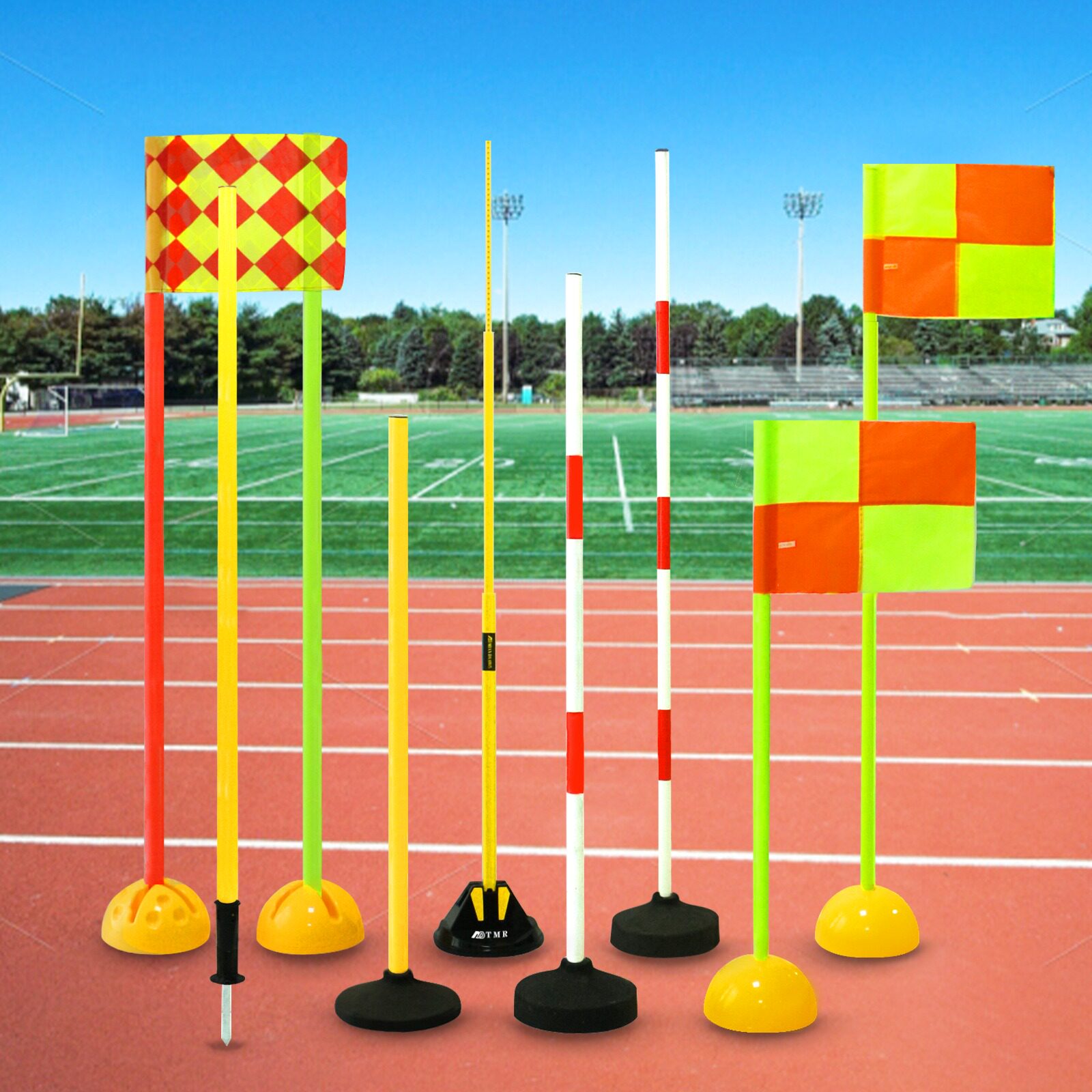 What are the advantages of the logo pole movable football training ...