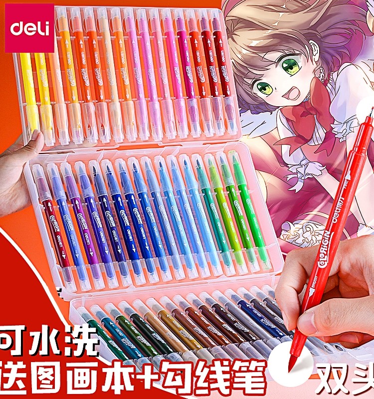 Deli soft-tip watercolor brush set: a dream come true for art ...