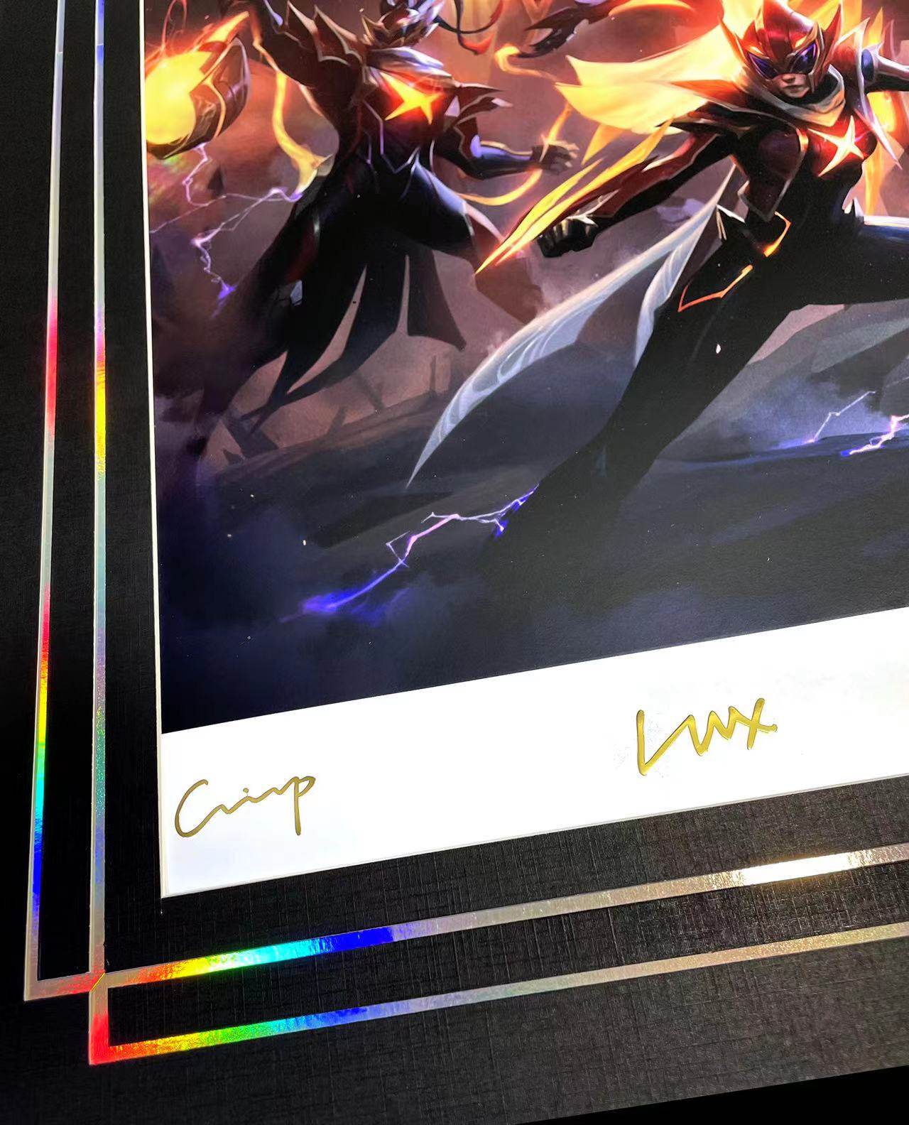 🔥英雄联盟S9 FPX冠军签名海报，电竞粉丝的终极收藏品！🎨-英雄联盟-淘宝好物网