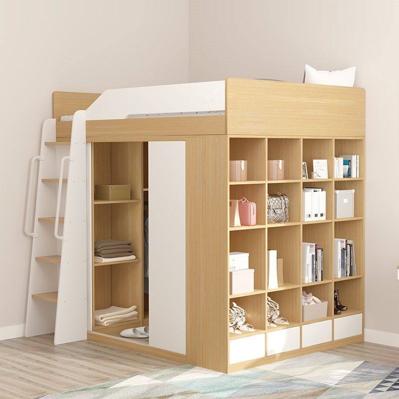 Interesting Bunk Bed With Bookshelf Pictures