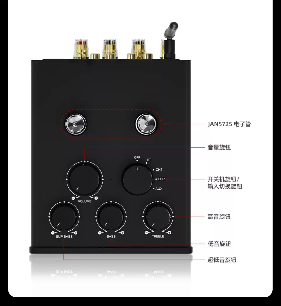 多客T6 PRO 膽機功放 Douk Audio 藍牙合併式 300W大功率