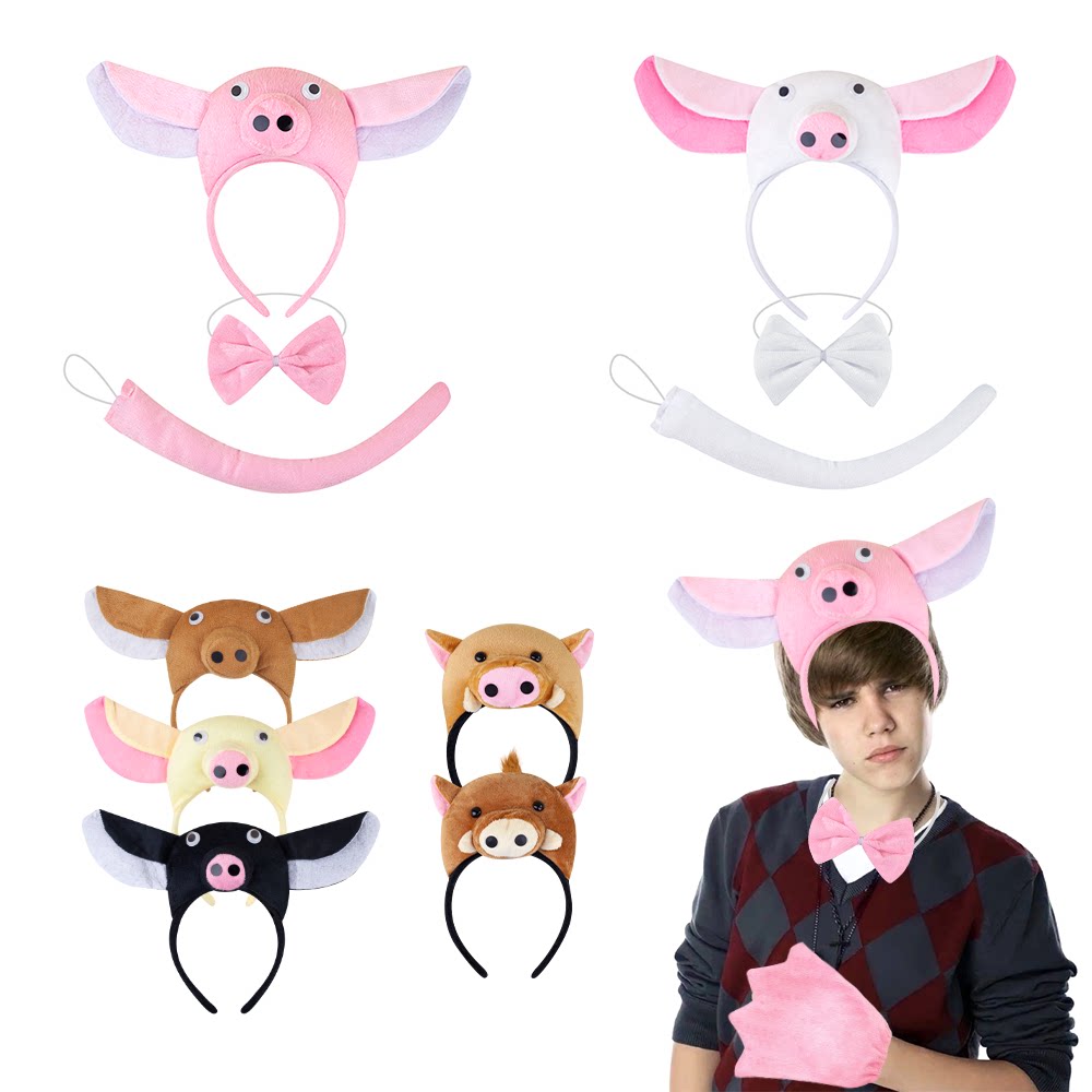 🌟 Children's stage performance props, three little pigs, eight jie ...