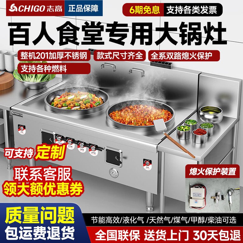 🔥 Chigo commercial double burner high-flame stove: transform your ...