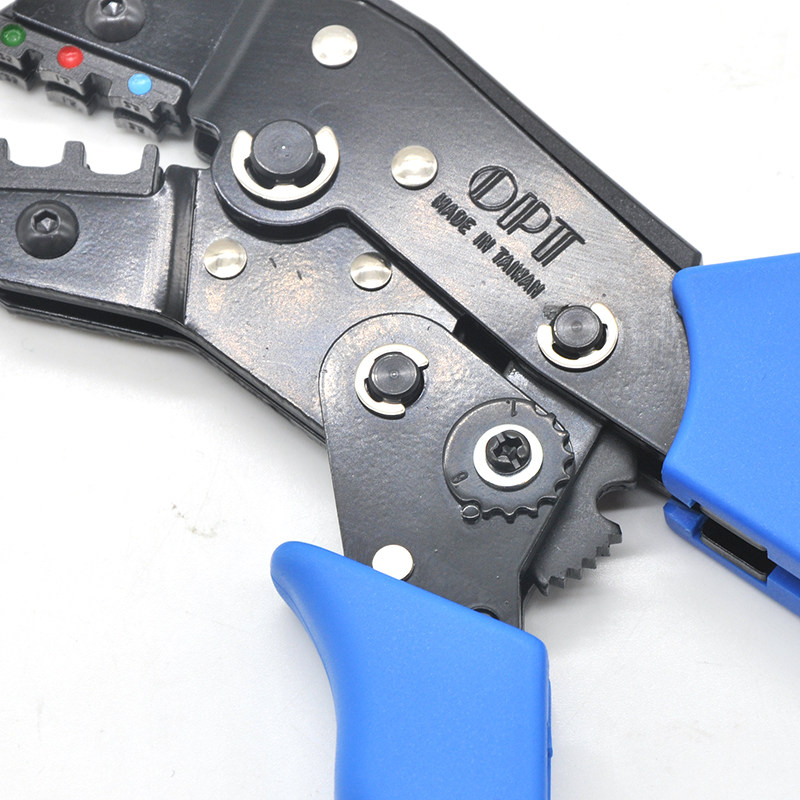 Taiwan OPT crimper Cold press terminal clamp ratchet type bare terminal ...