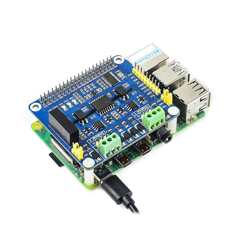 Waveshare Raspberry Pi RS485 Expansion Board Dual-Channel Isolated SPI ...