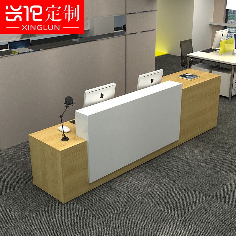 Custom creative front desk company information desk welcome desk ...