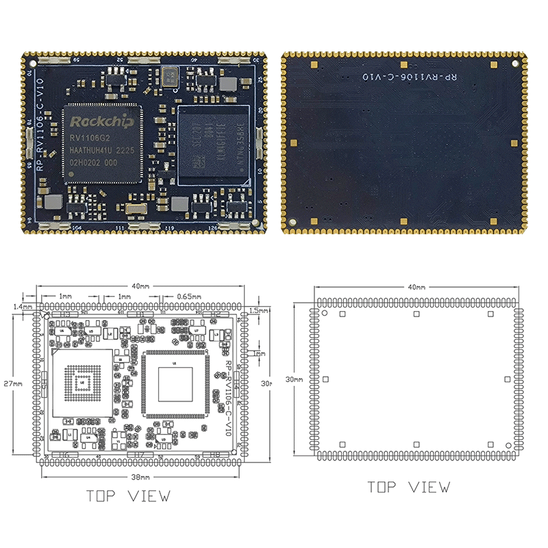 瑞芯微RV1106开发板RV1106核心板rockchip智能门锁荣品RP-RV1106-阿里巴巴