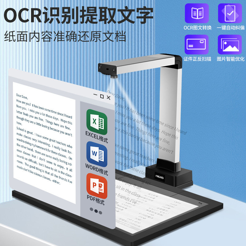 Deli High-Definition Camera A3/A4 High-Definition Projection 22 ...