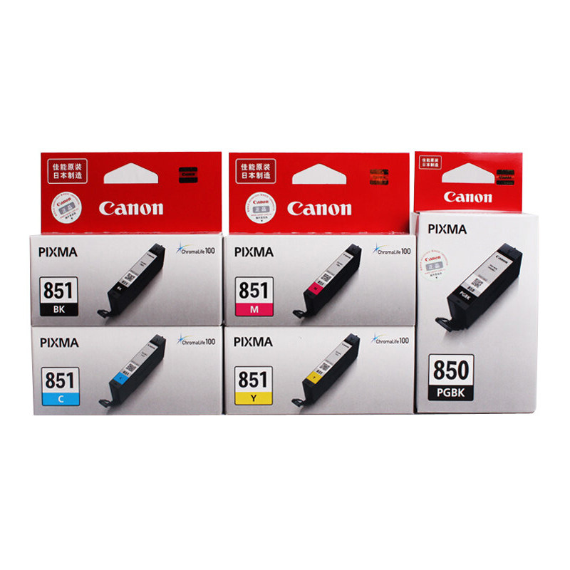 [USD 33.98] Canon 850 851 Original Cartridge IX6780 6880 IP7280 8780 ...