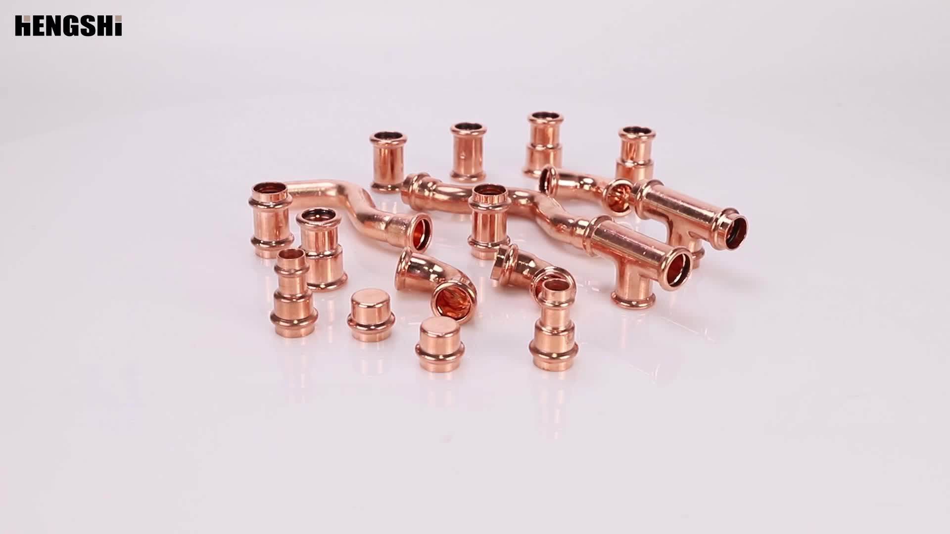 Copper Press-fit V Profile Press 45 Degree Street Elbow 45 Elbow ...