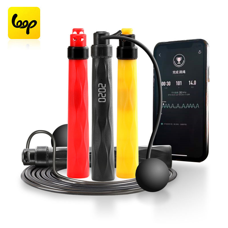 Loop3 generation Bluetooth smart skipping rope APP Electronic counting ...